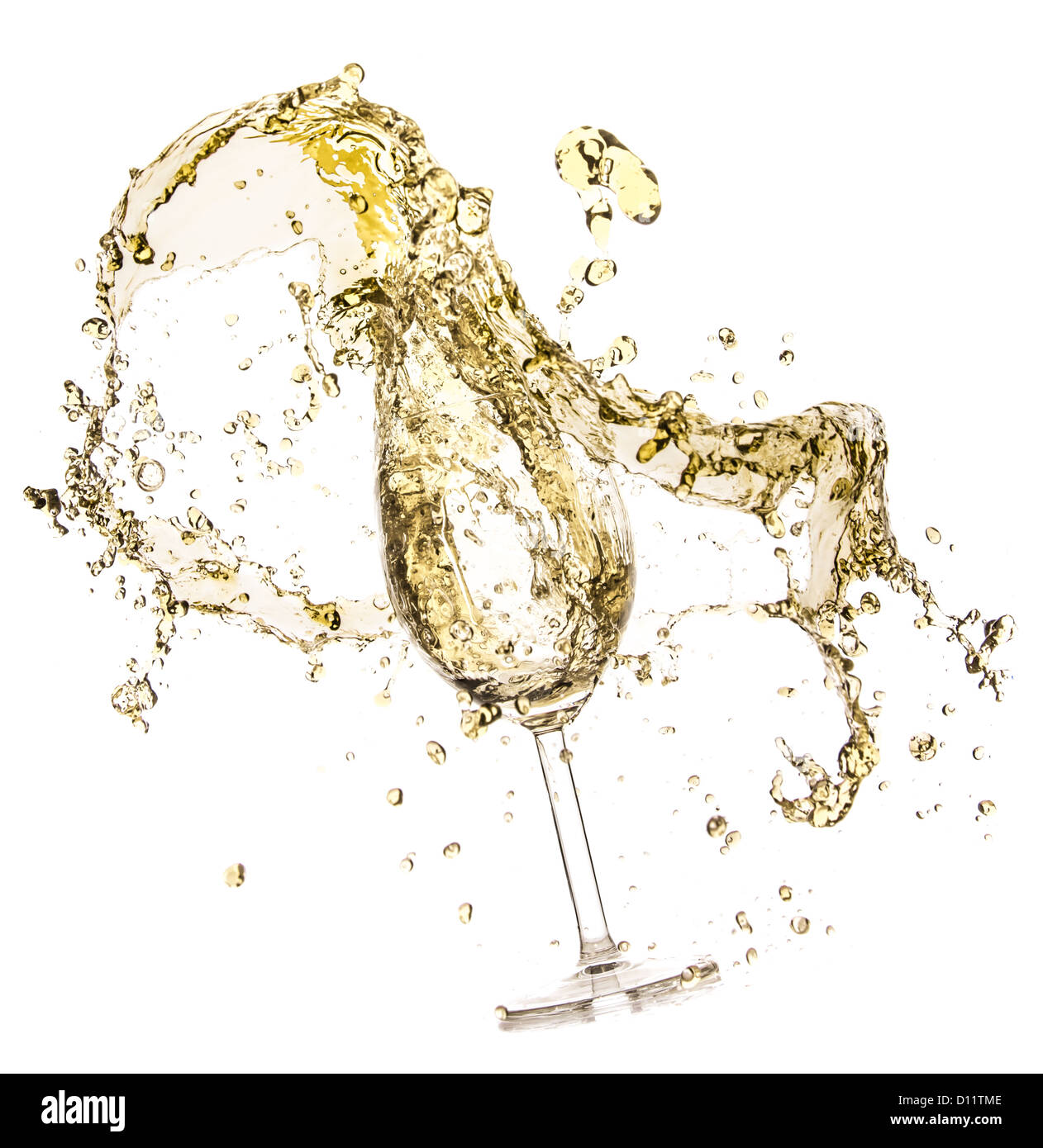 White wine splash hi-res stock photography and images - Alamy