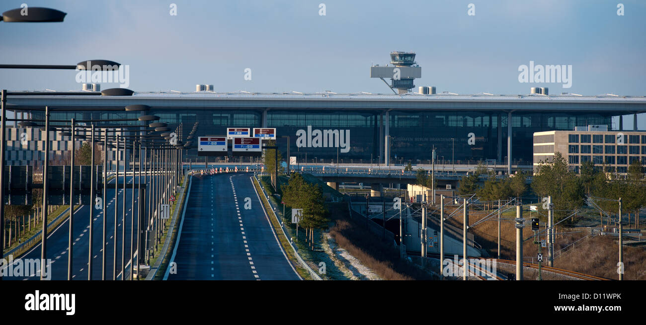 A view of the central terminal at Berlin Brandenburg Willy Brandt (BER ...