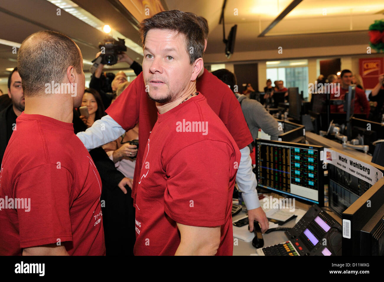 December 5, 2012. Toronto, Canada. Hollywood star Mark Wahlberg joins ...