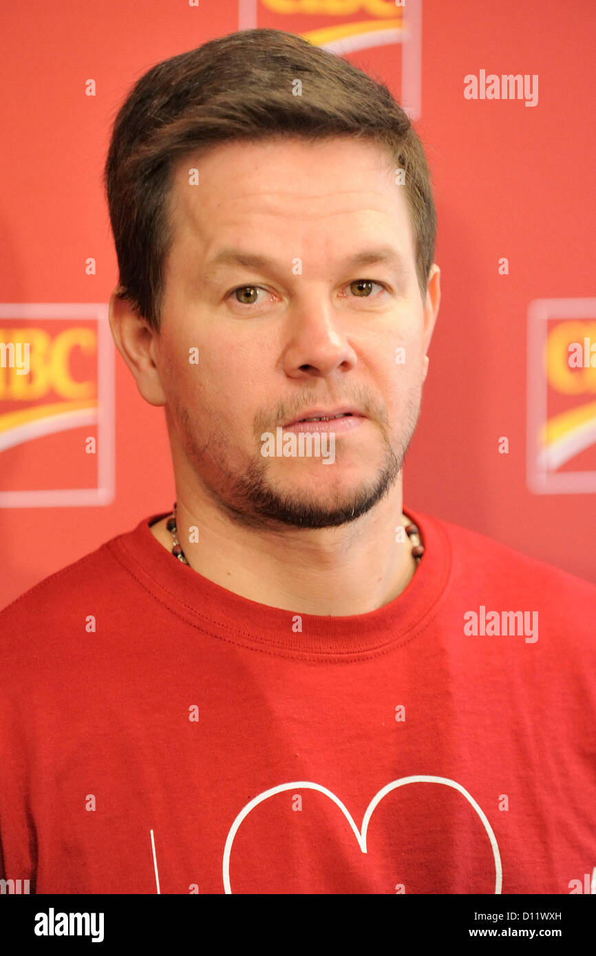 December 5, 2012. Toronto, Canada. Hollywood star Mark Wahlberg joins ...