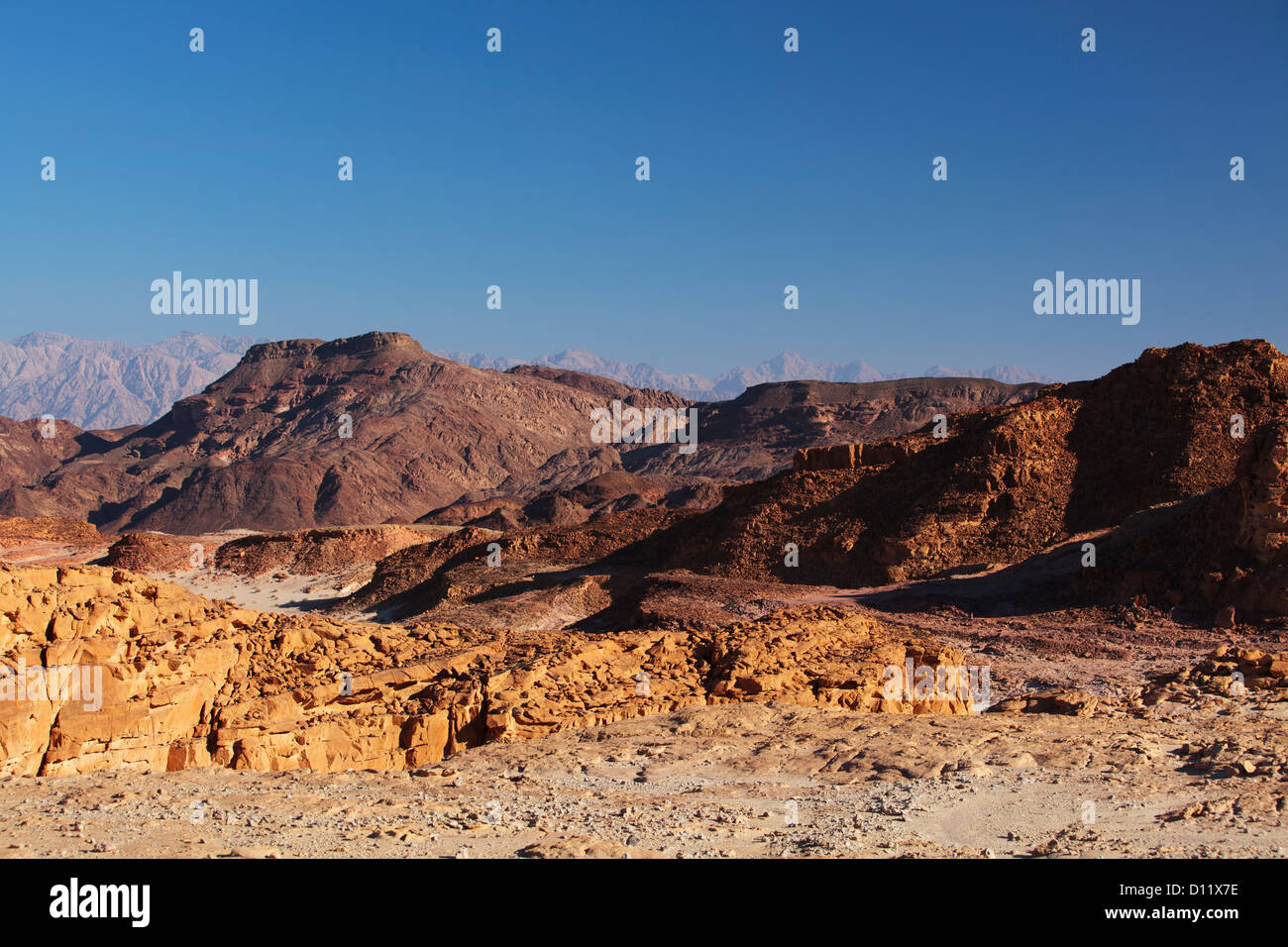 Landscape In The Timna Valley; Timna Park Arabah Israel Stock Photo - Alamy