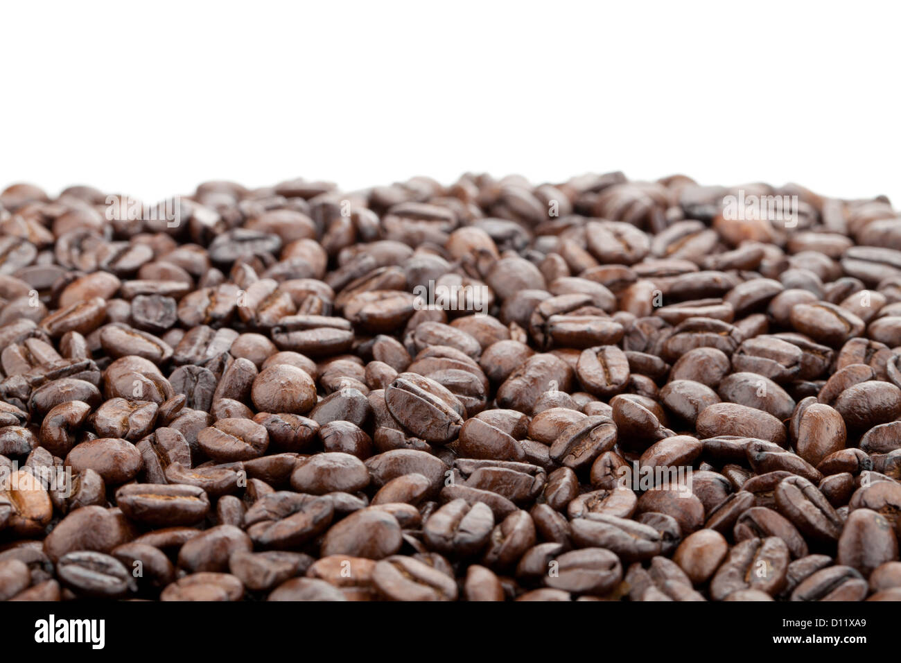 Closeup of coffee beans. Small DOF Stock Photo - Alamy