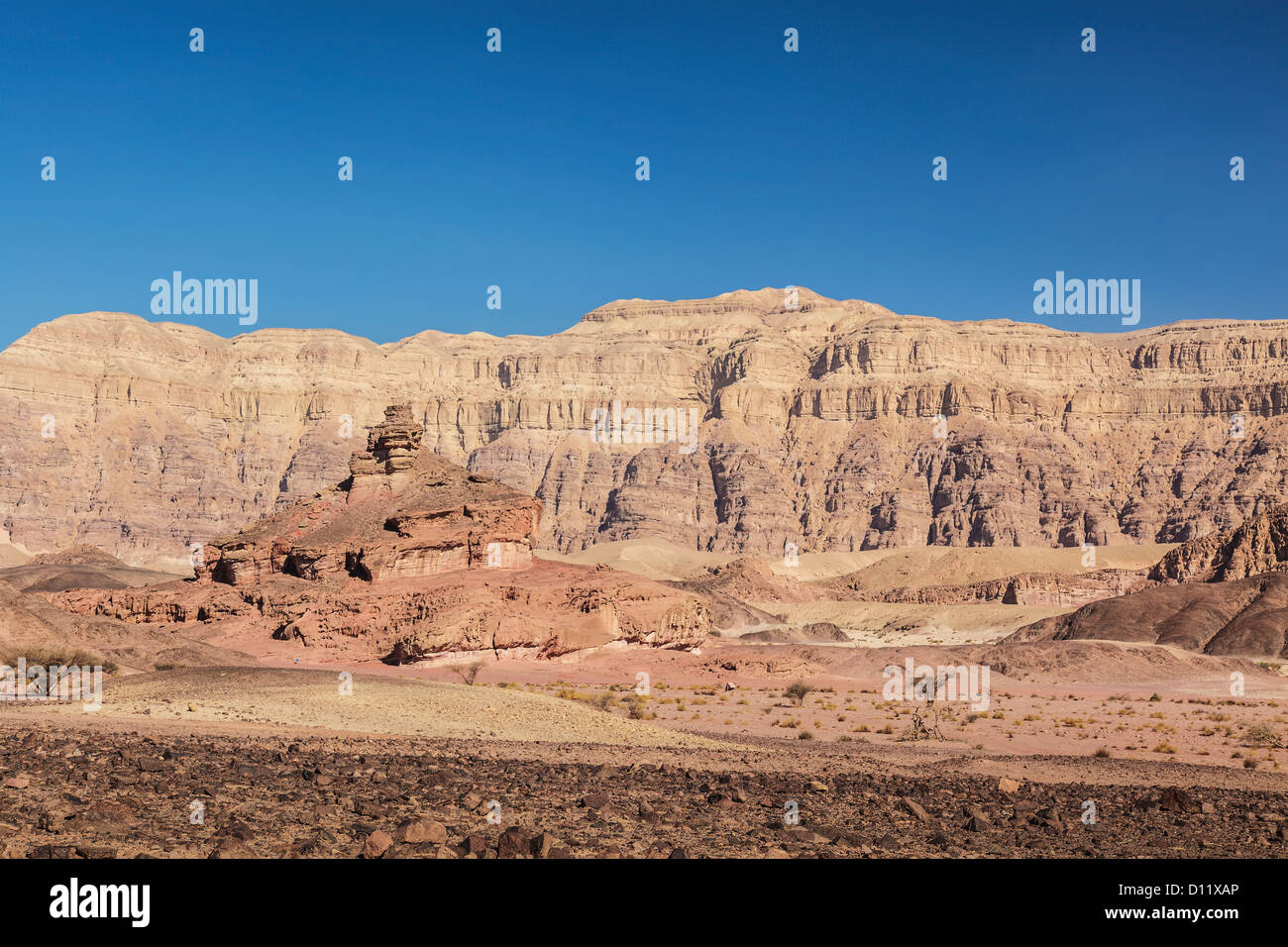 Cliffs In The Timna Valley; Timna Park Arabah Israel Stock Photo - Alamy