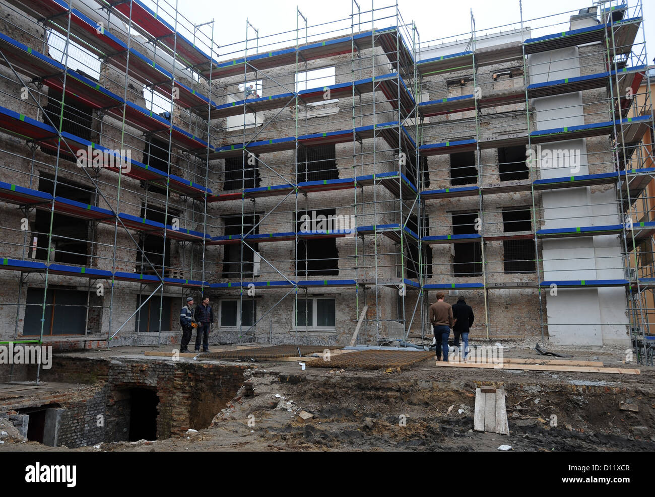 Construction works are being made at the building of the former Oswald ...