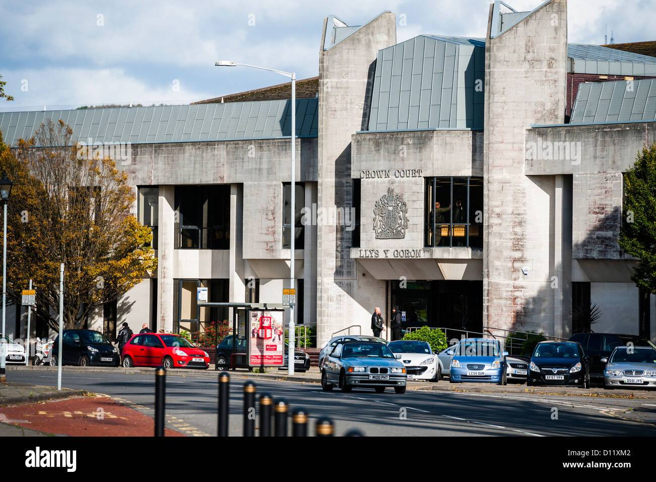 Swansea Crown court building exterior, Wales UK Stock Photo - Alamy