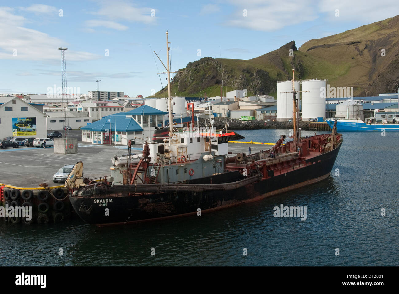 Vestmannaeyjar Harbour Heimaey Island Westmann Islands Iceland Europe ...