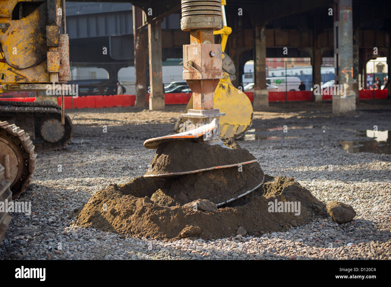 Auger breaks ground at the ceremony for the long anticipated and ...