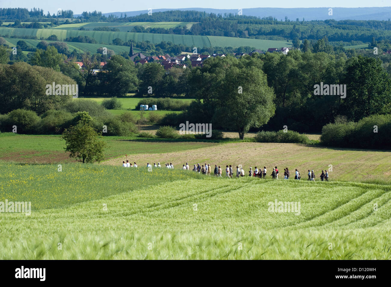 Rhumspringe, Germany, pilgrimage in Eichsfeld Stock Photo - Alamy