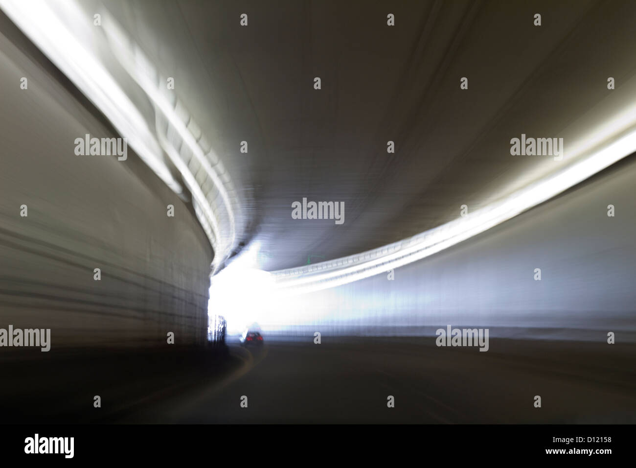 Driving Through Tunnel Stock Photo - Alamy