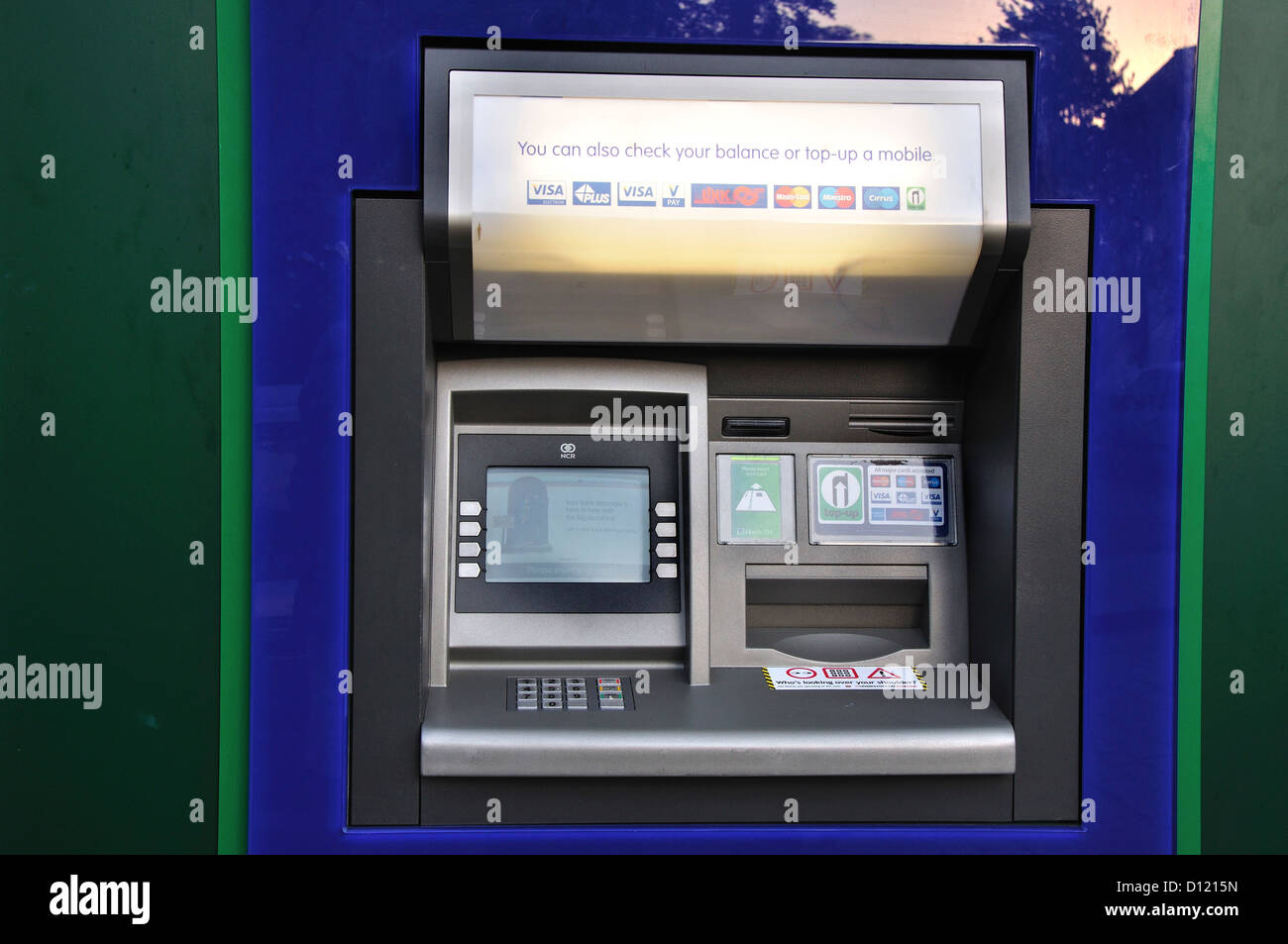 A cash machine UK Stock Photo - Alamy