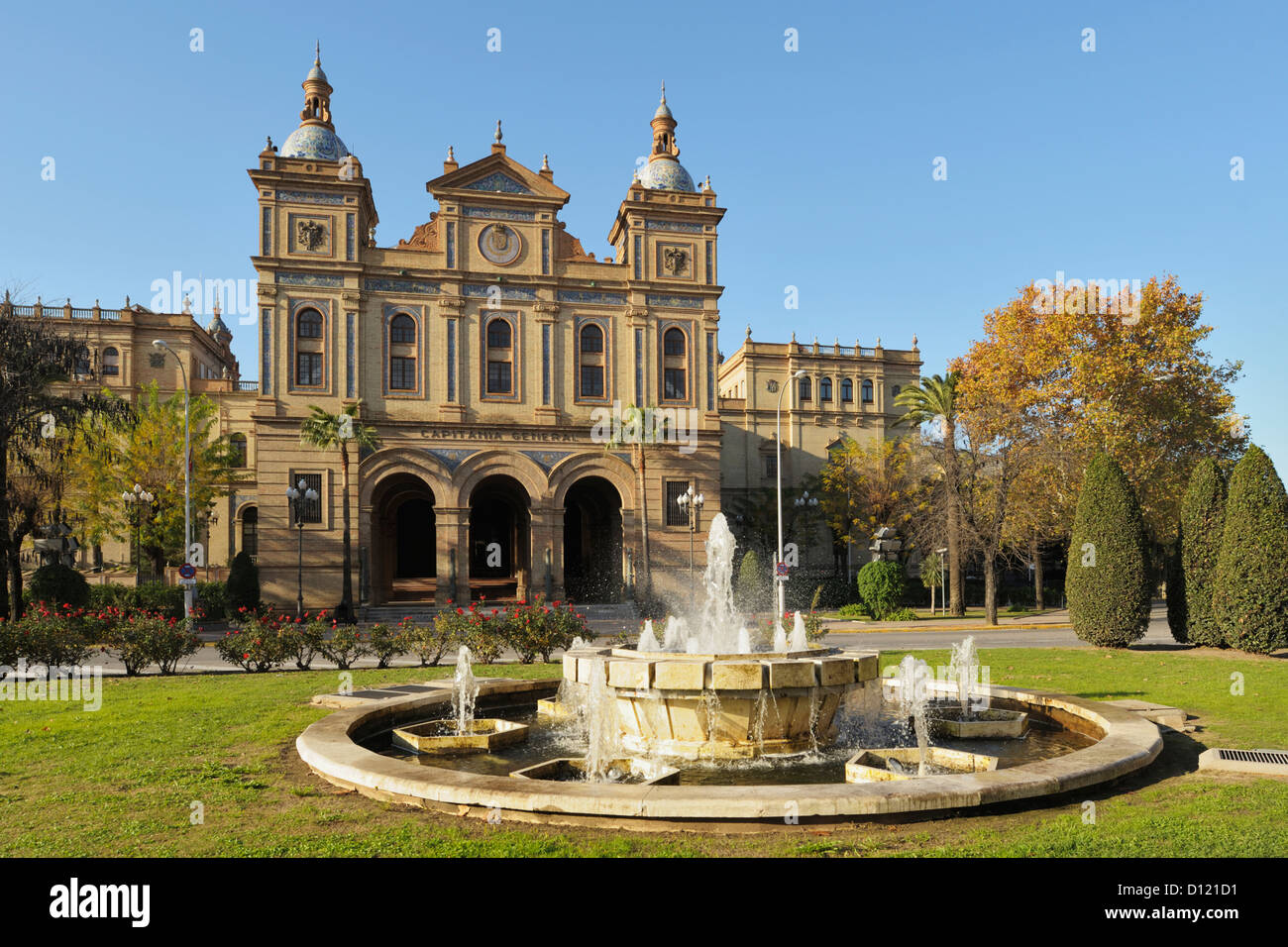 The Captaincy General Of Seville With Facade Fronting Onto The Square ...