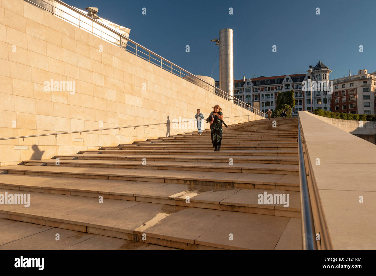 Guggenheim bilbao spain stairs hi-res stock photography and images - Alamy