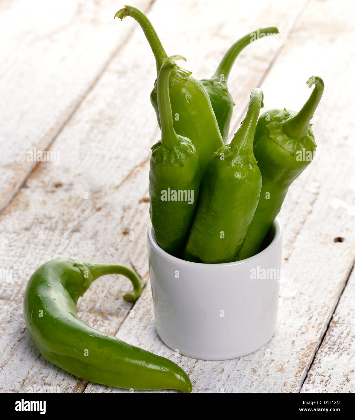 Fresh Green Pepper,Close Up Stock Photo - Alamy