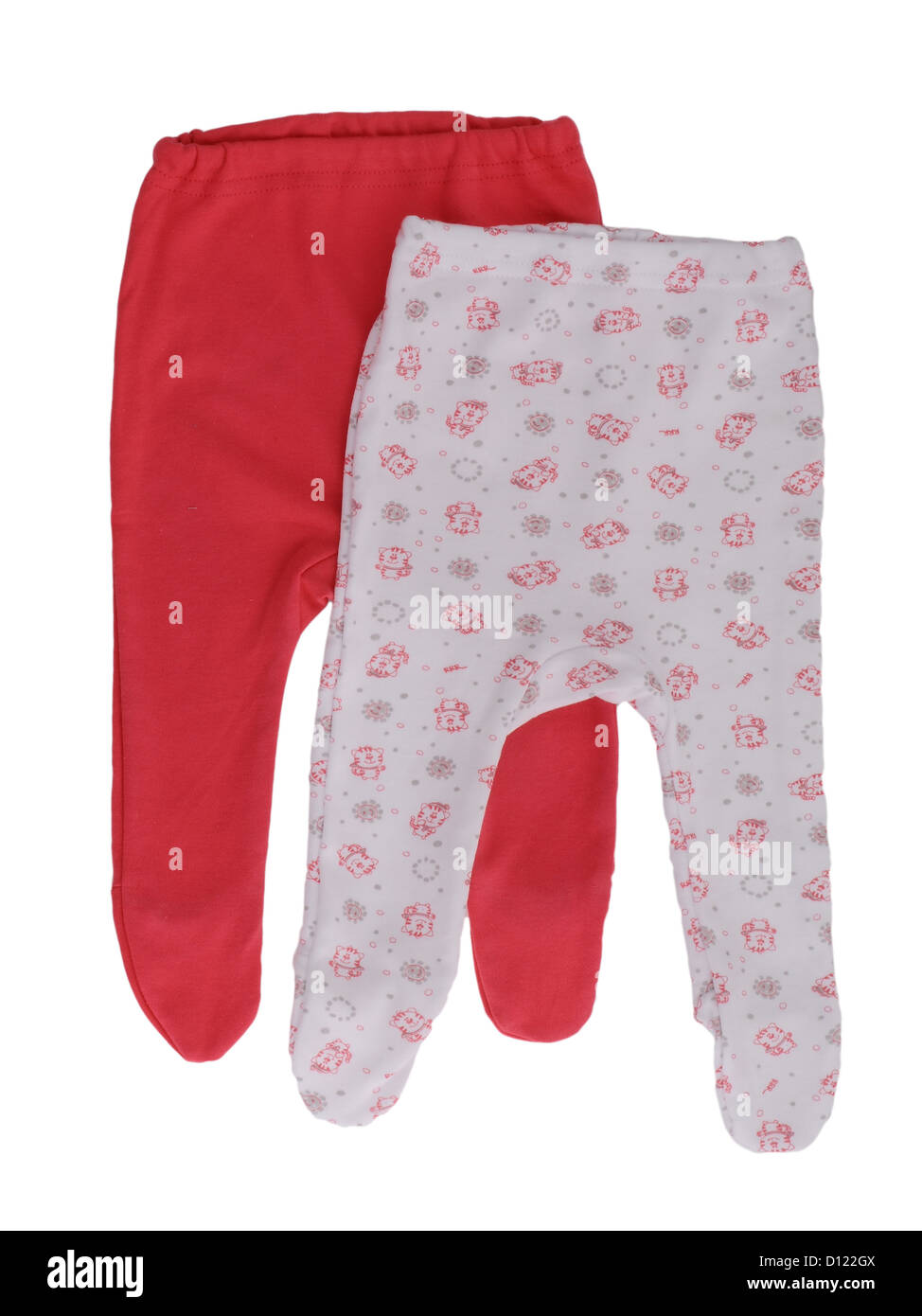 babys pants on over the white background Stock Photo - Alamy