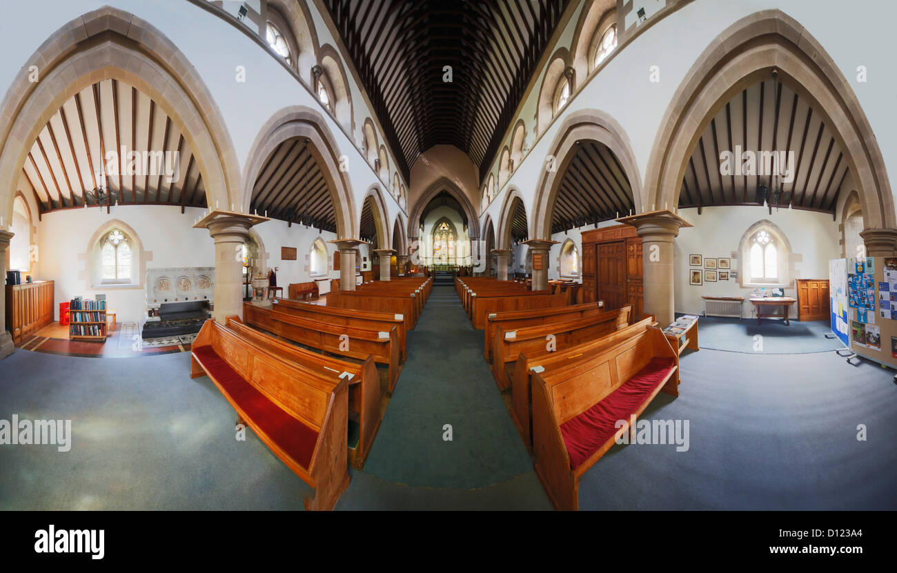 St. Mary's Church; Kelso Scottish Borders Scotland Stock Photo - Alamy