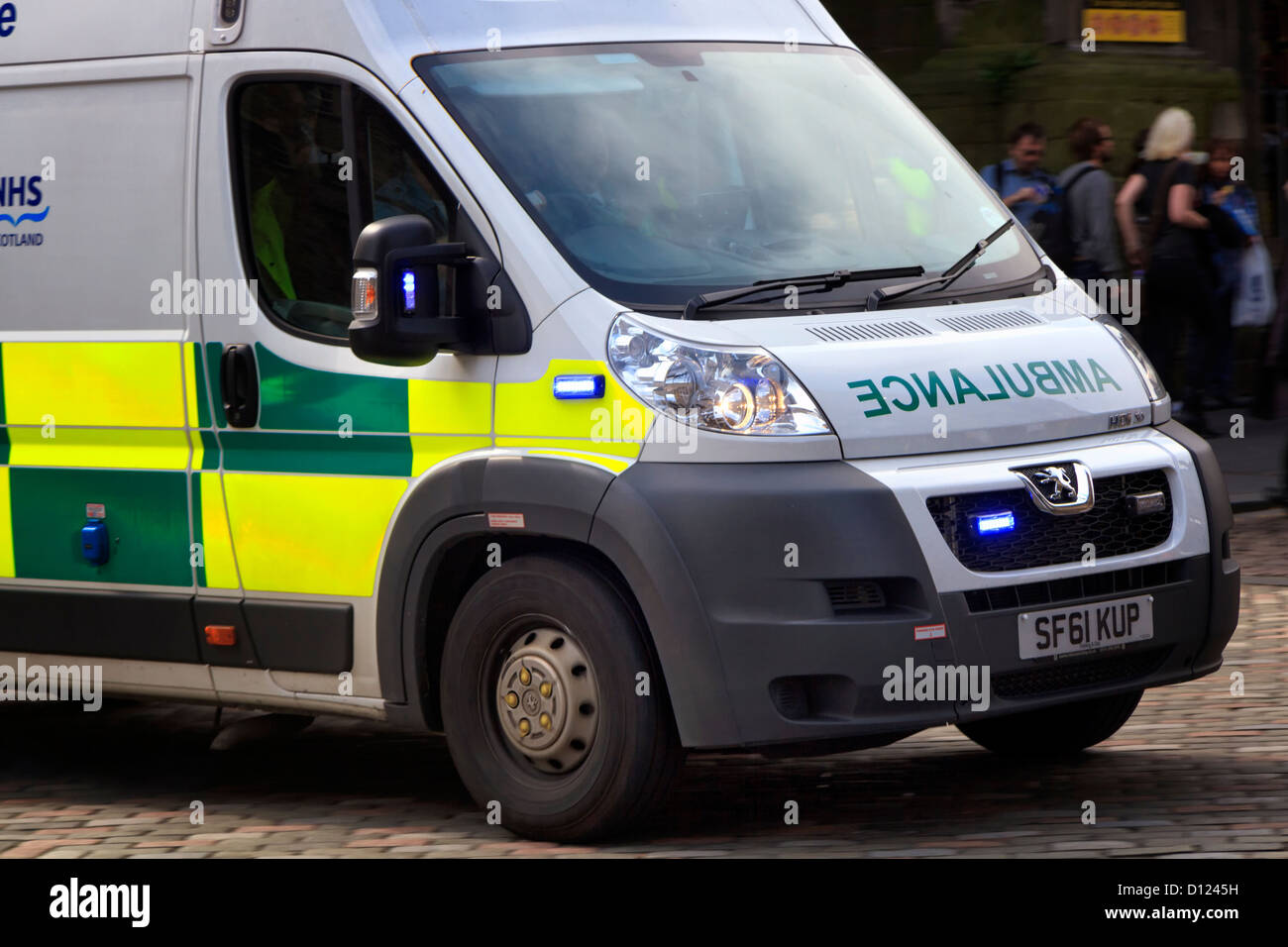 Scottish ambulance vehicle hi-res stock photography and images - Alamy