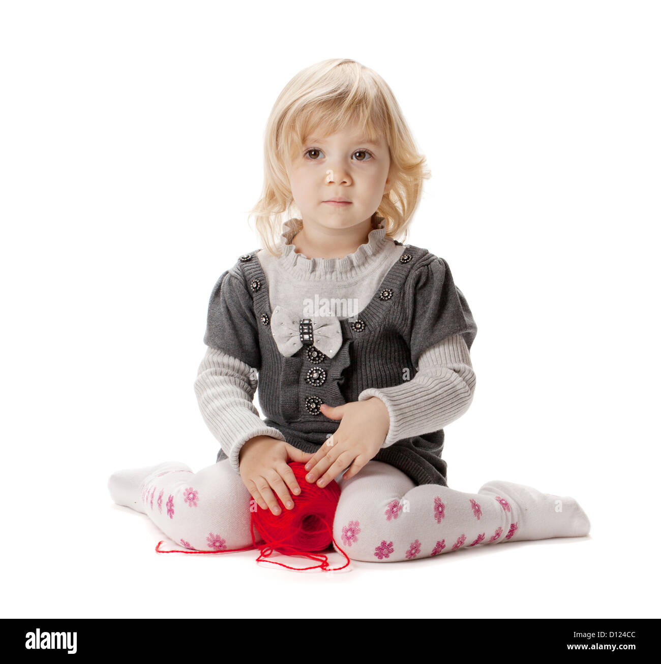 Baby girl. Isolated on white background Stock Photo - Alamy