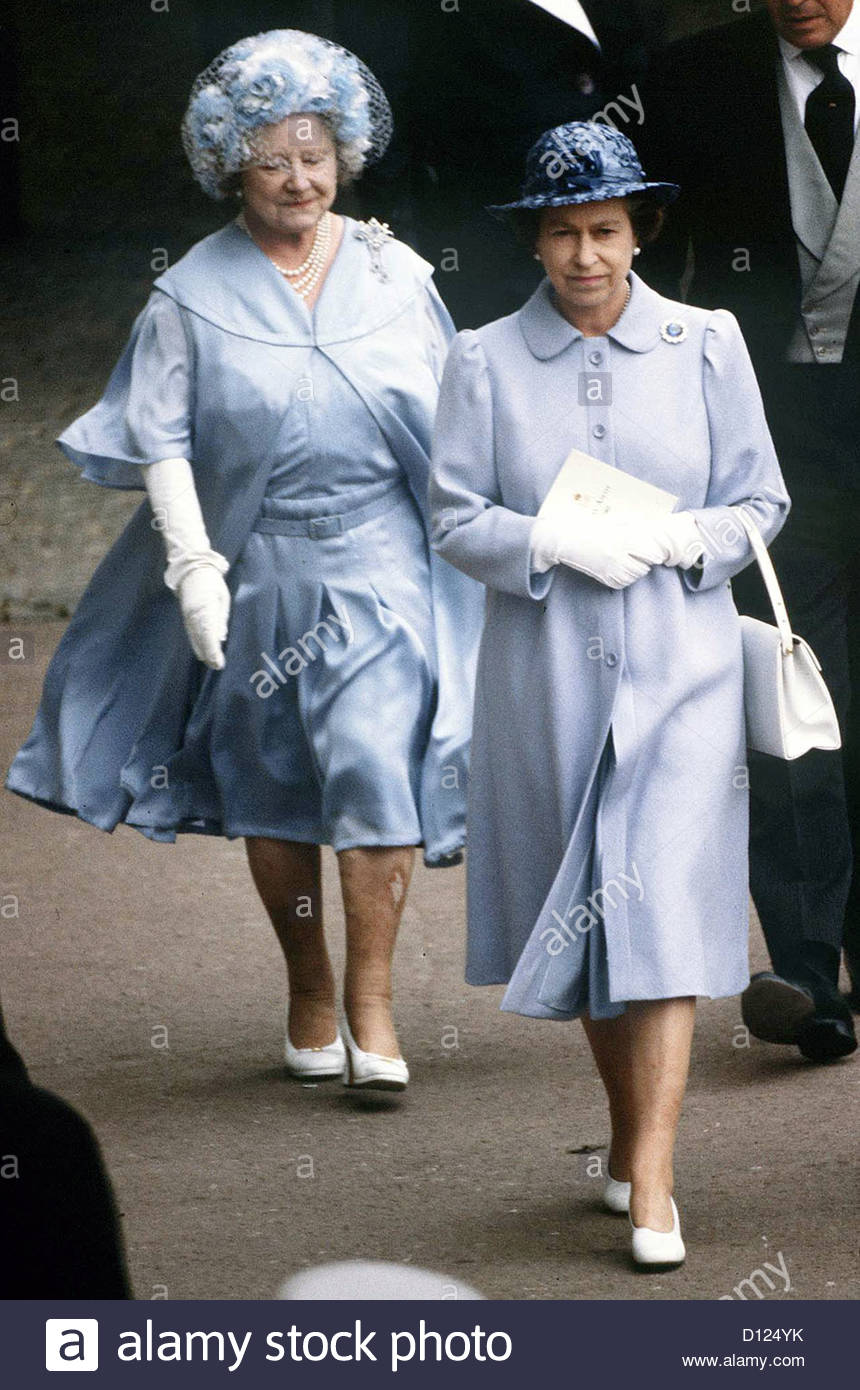 Queen Mother British Royalty Stock Photos & Queen Mother British ...