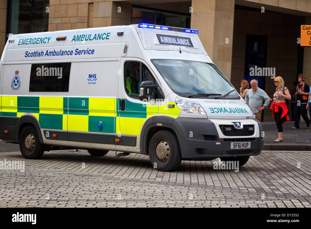Scottish ambulance vehicle hi-res stock photography and images - Alamy