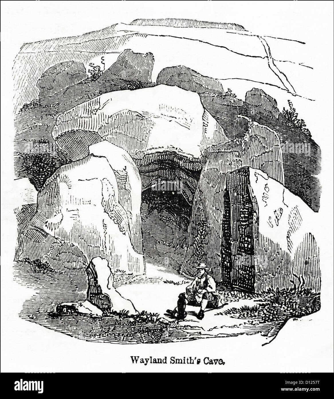 Wayland's Smithy Neolithic long barrow & chambered tomb near Ashbury ...
