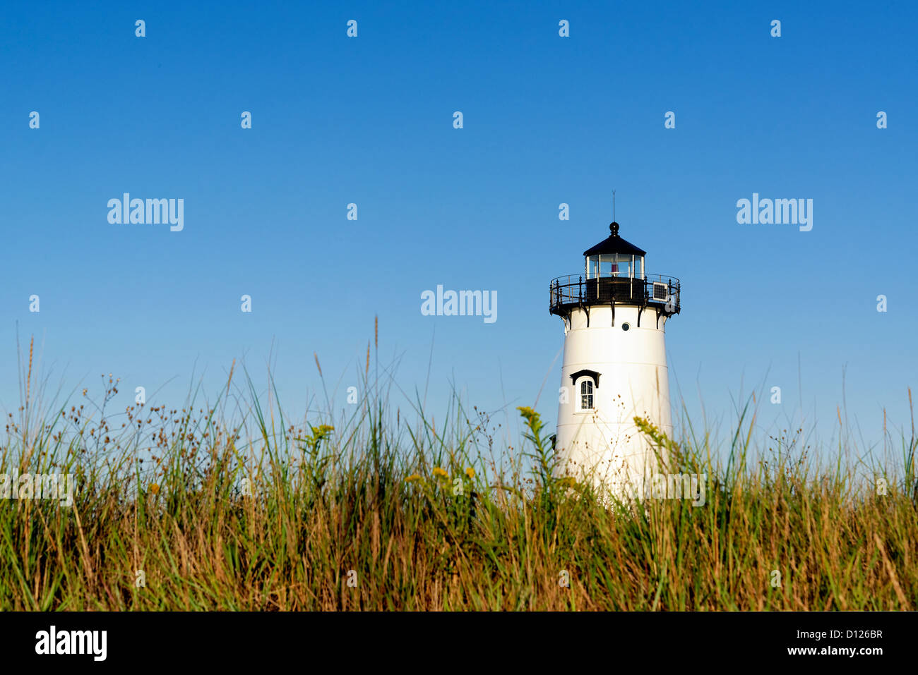 Edgartown Lighthouse, Martha's Vineyard, Massachusetts, USA Stock Photo ...