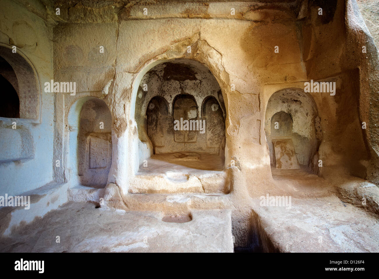 Kitchen of an early Christian monastery of Zelve, Cappadocia Turkey ...
