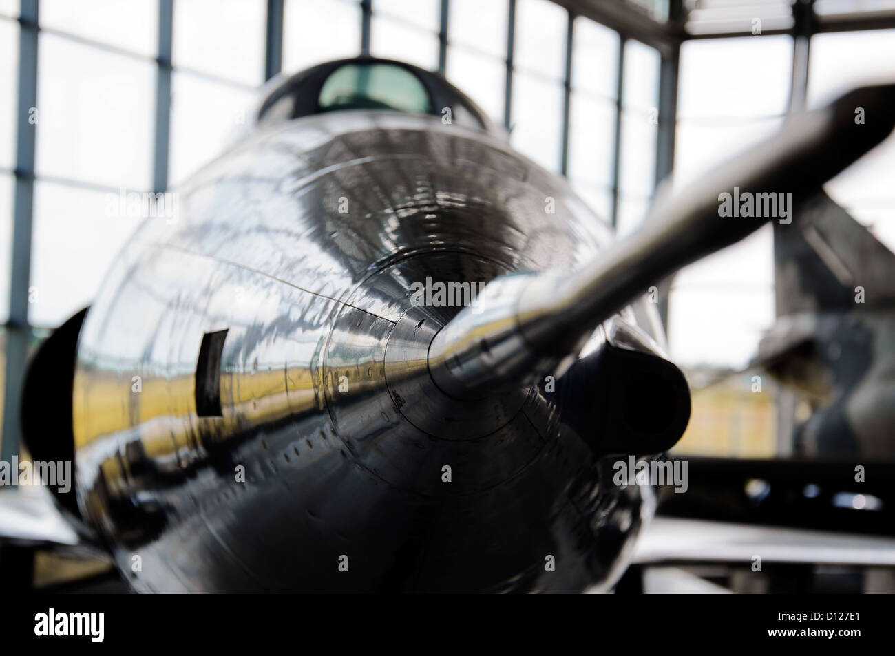Front view of a modern fighter jet Stock Photo - Alamy