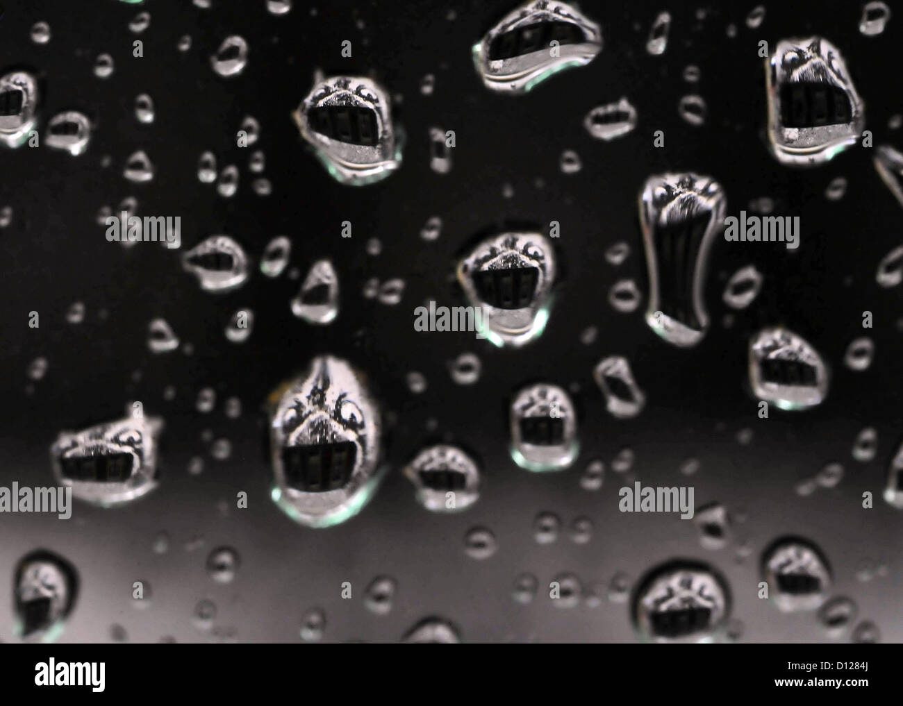 Dec. 5, 2012 - San Francisco, CA, USA - An upside down owl mosaic ...