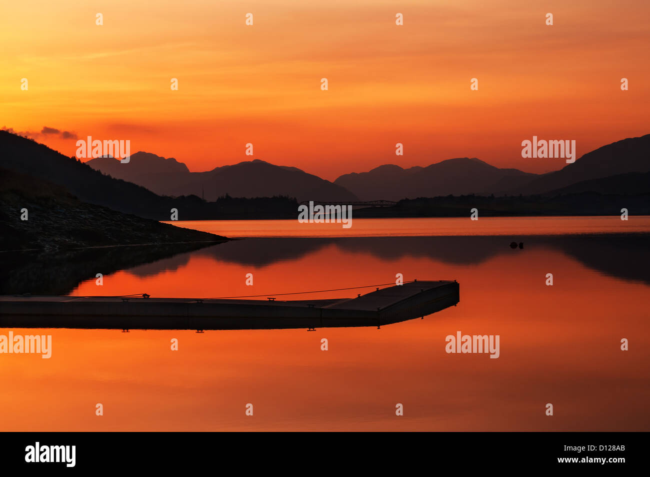 Scottish highland sunset hi-res stock photography and images - Alamy