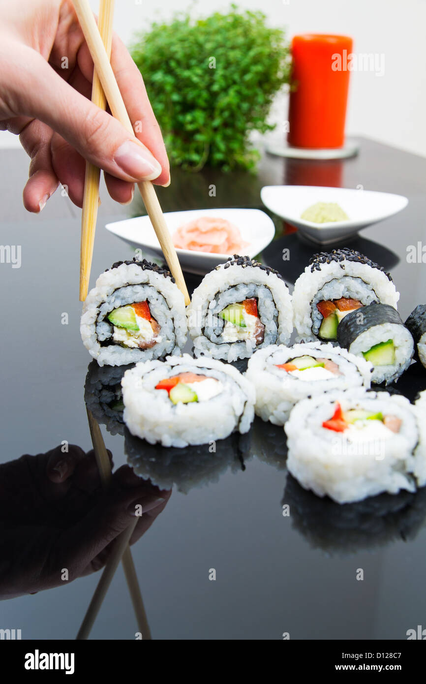 Hand with stick hi-res stock photography and images - Alamy