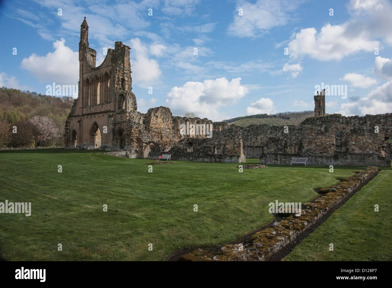 Byland Abbey; Byland North Yorkshire England Stock Photo - Alamy