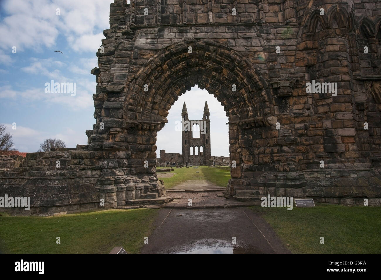 Cathedral Of Saint Andrew; Fife Scotland Stock Photo - Alamy
