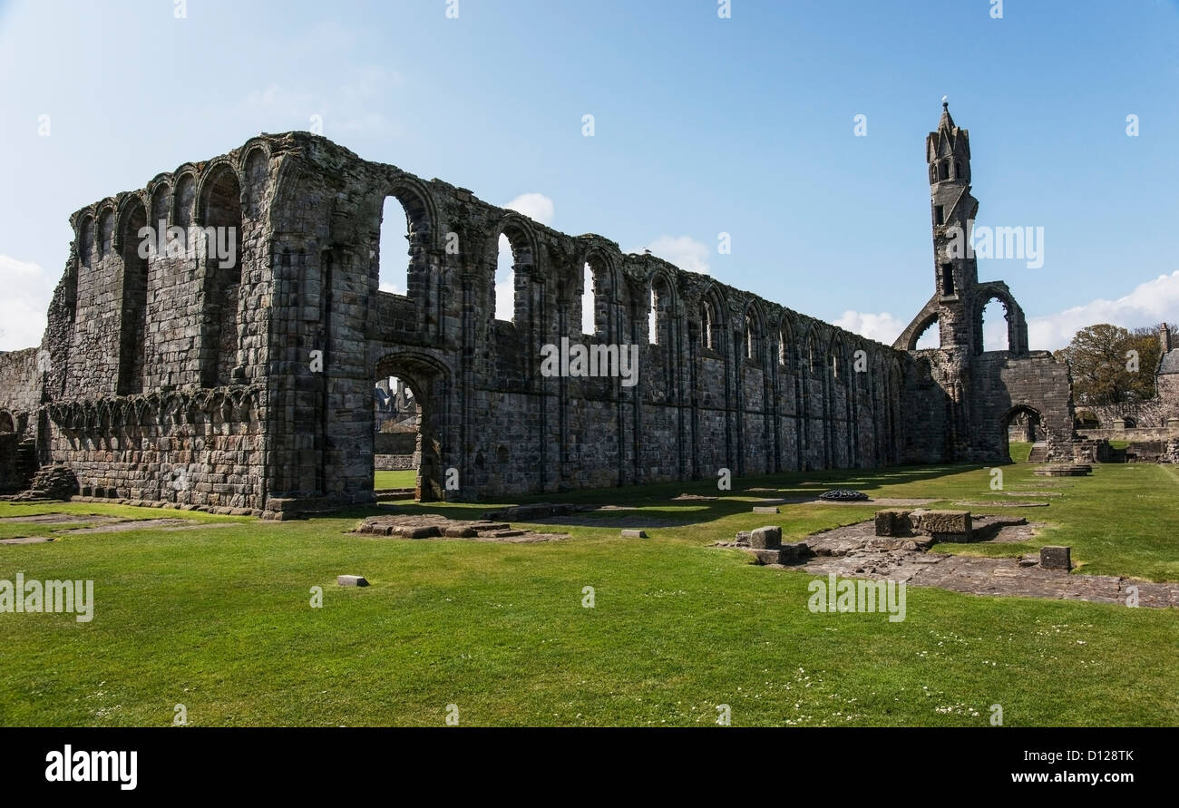 Cathedral Of Saint Andrew; Fife Scotland Stock Photo - Alamy