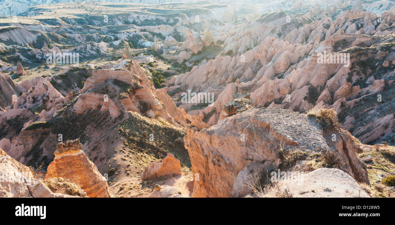 Rugged Landscape; Aktepe Nevshir Turkey Stock Photo - Alamy
