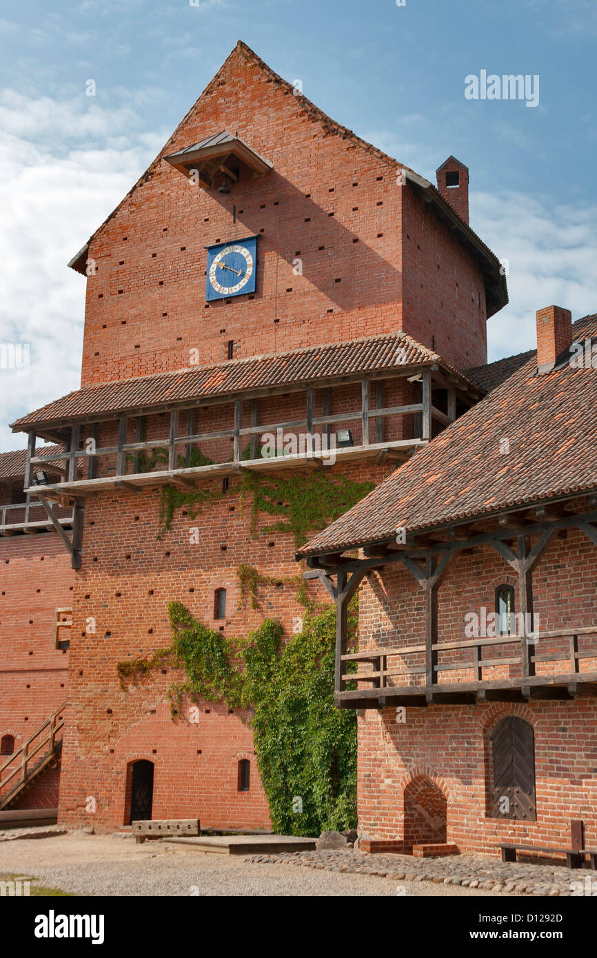 tower of Turaida castle, 13th century. Latvia Stock Photo - Alamy
