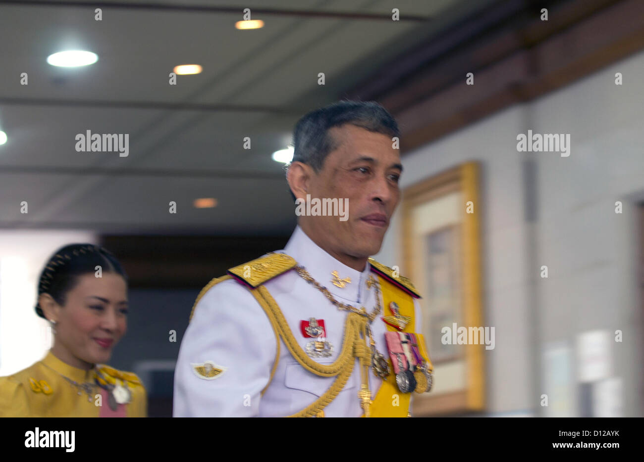 5 Dec 2012 , Bangkok , Thailand . Crown Prince Maha Vajiralongkorn and ...