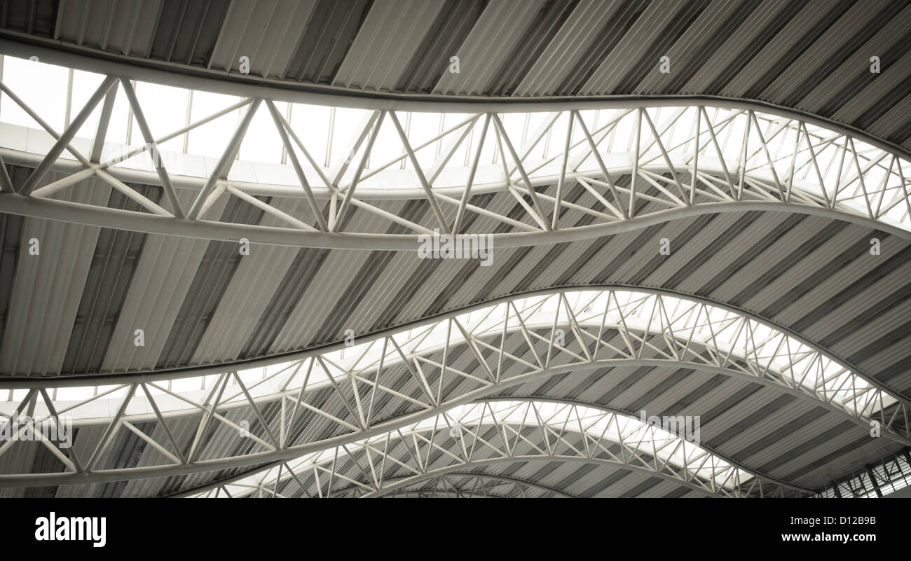 modern city architecture ceiling detail Stock Photo - Alamy