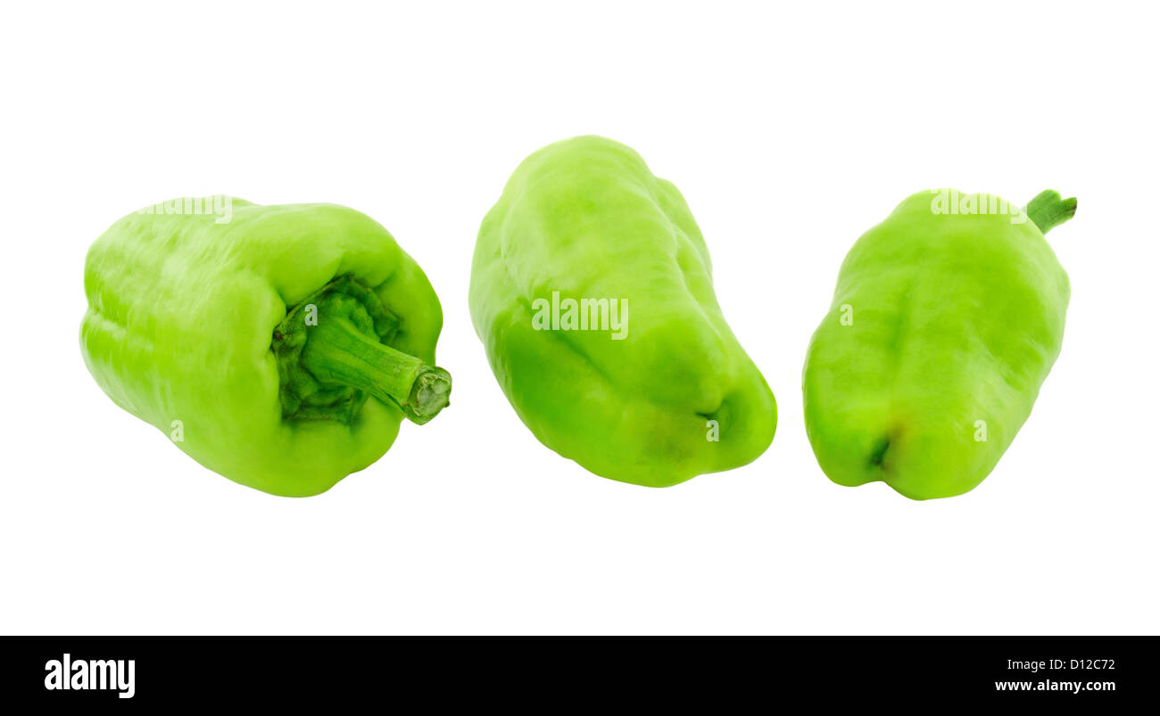 Three green peppers hi-res stock photography and images - Alamy