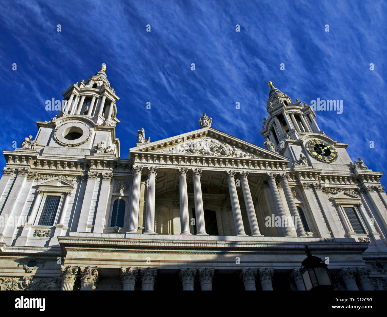 West Front view of St. Paul's Cathedral (Cathedral Church of St. Paul ...