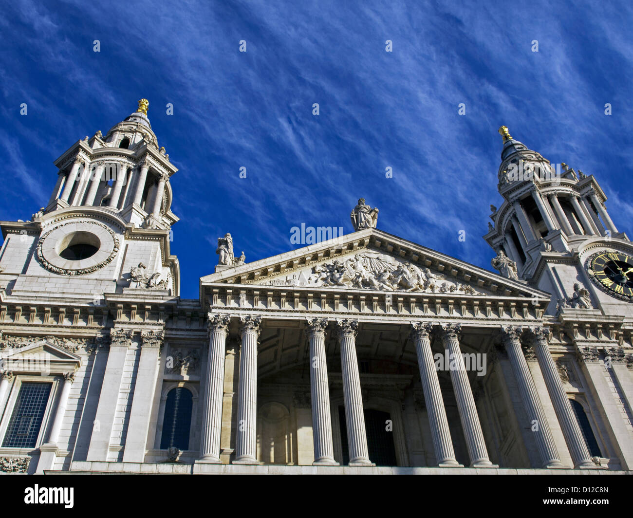 West Front view of St. Paul's Cathedral (Cathedral Church of St. Paul ...