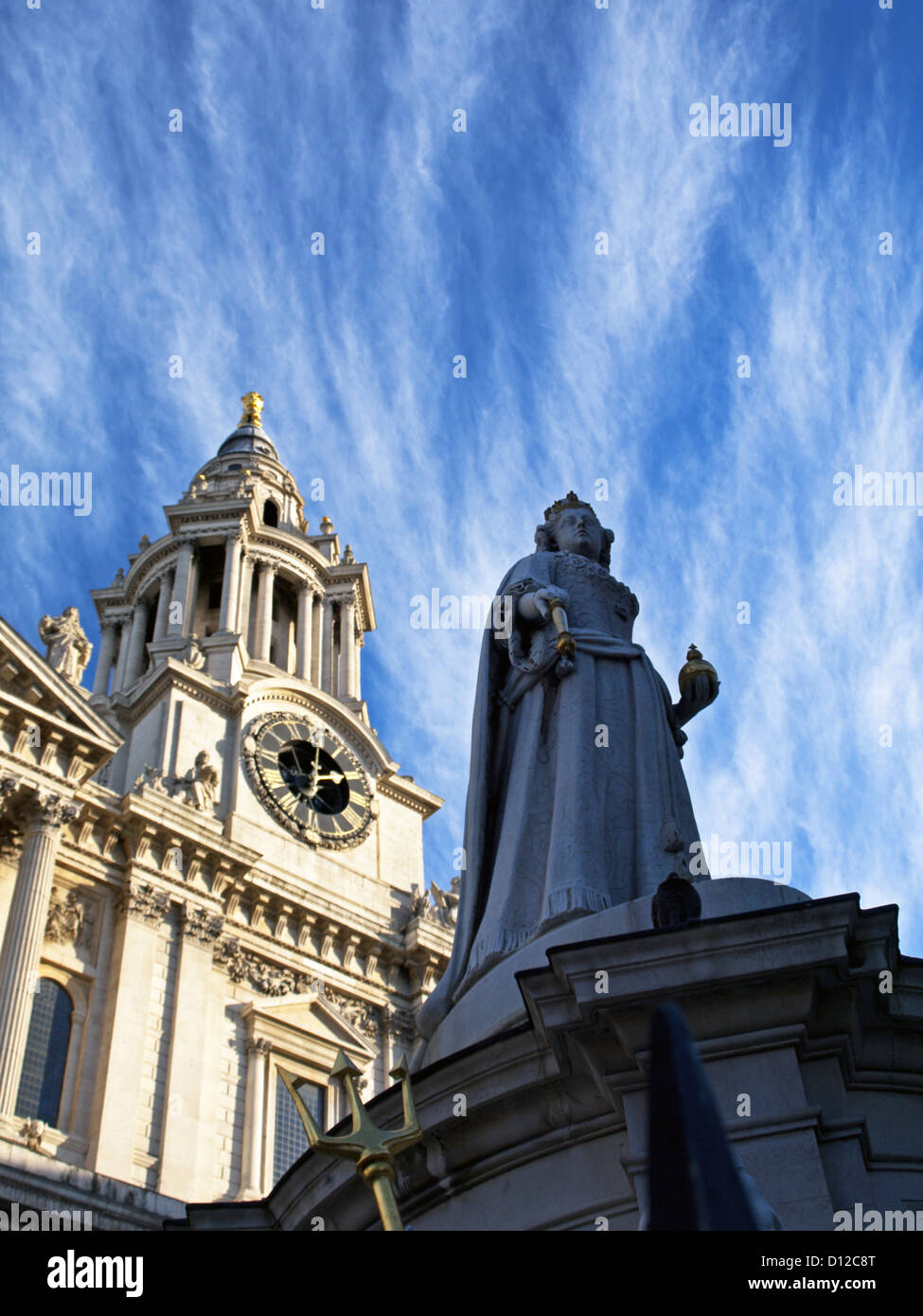 View of St. Paul's Cathedral clock tower (Cathedral Church of St. Paul ...