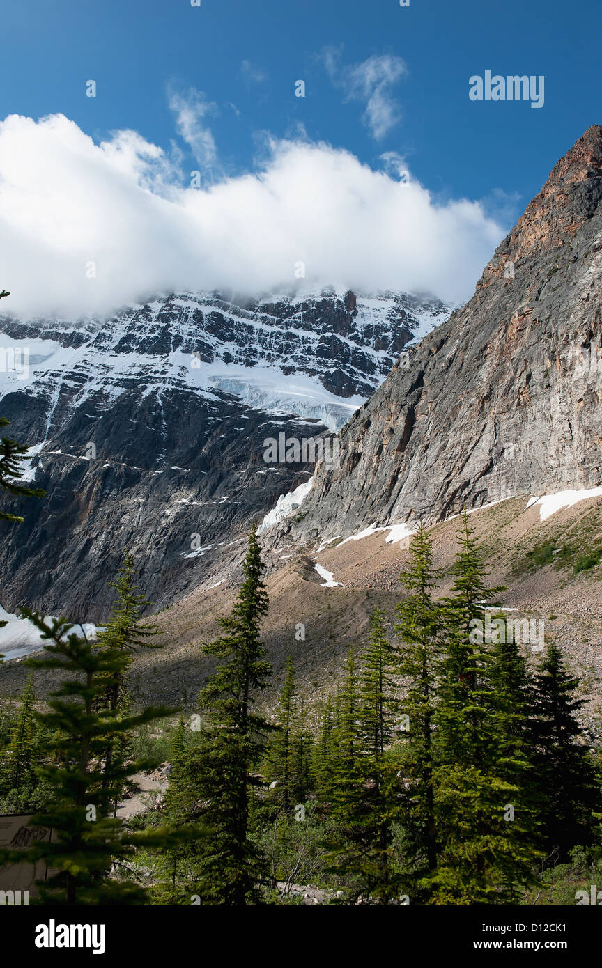 Mount Edith Cavell; Alberta Canada Stock Photo - Alamy