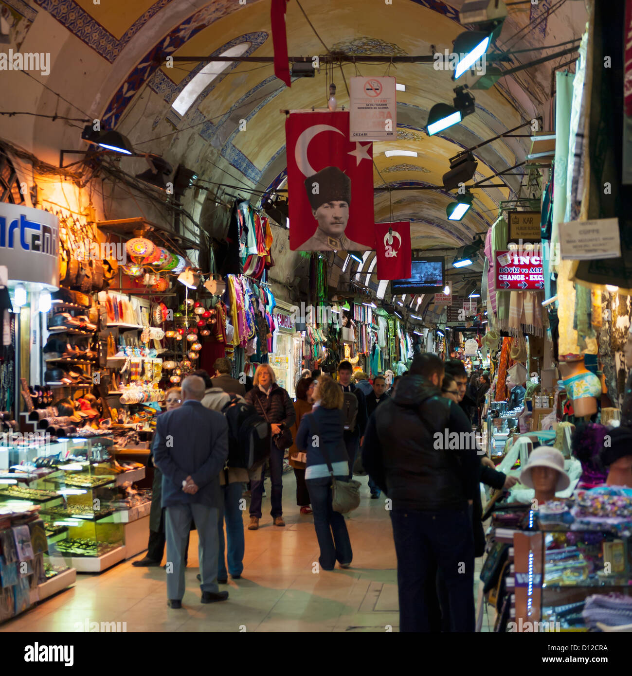 Shopping At The Grand Bazaar; Istanbul Turkey Stock Photo - Alamy