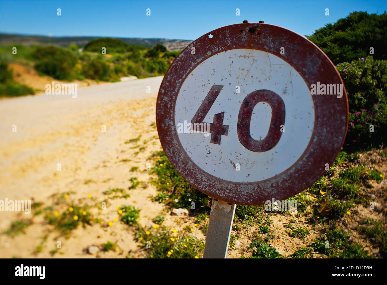 Round Road Signs High Resolution Stock Photography and Images - Alamy
