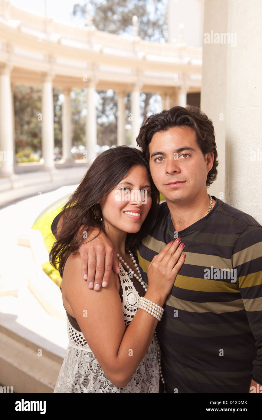 Happy mexican couple talking hi-res stock photography and images - Alamy