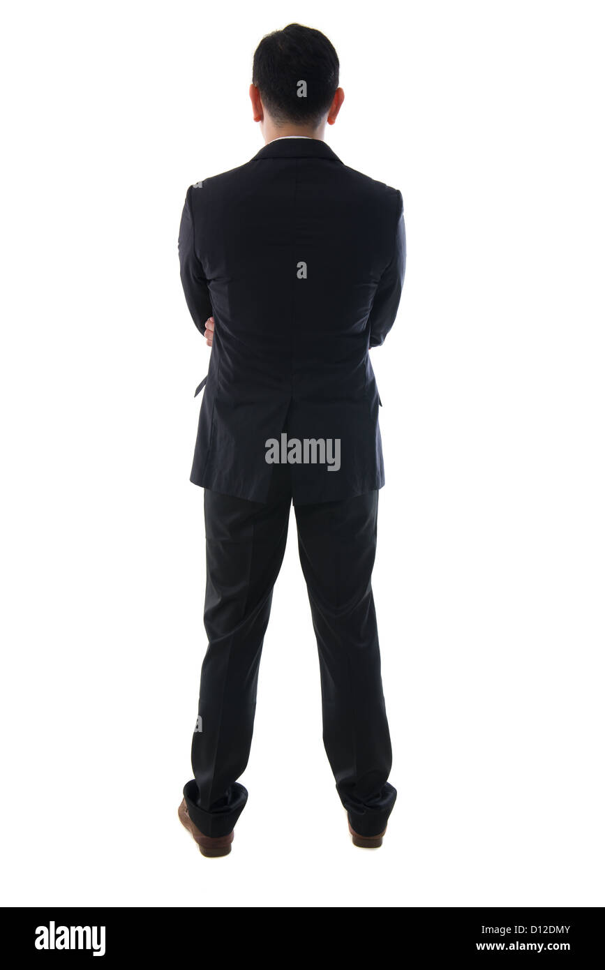 south east asian business man , chinese ethnicity full body back Stock ...