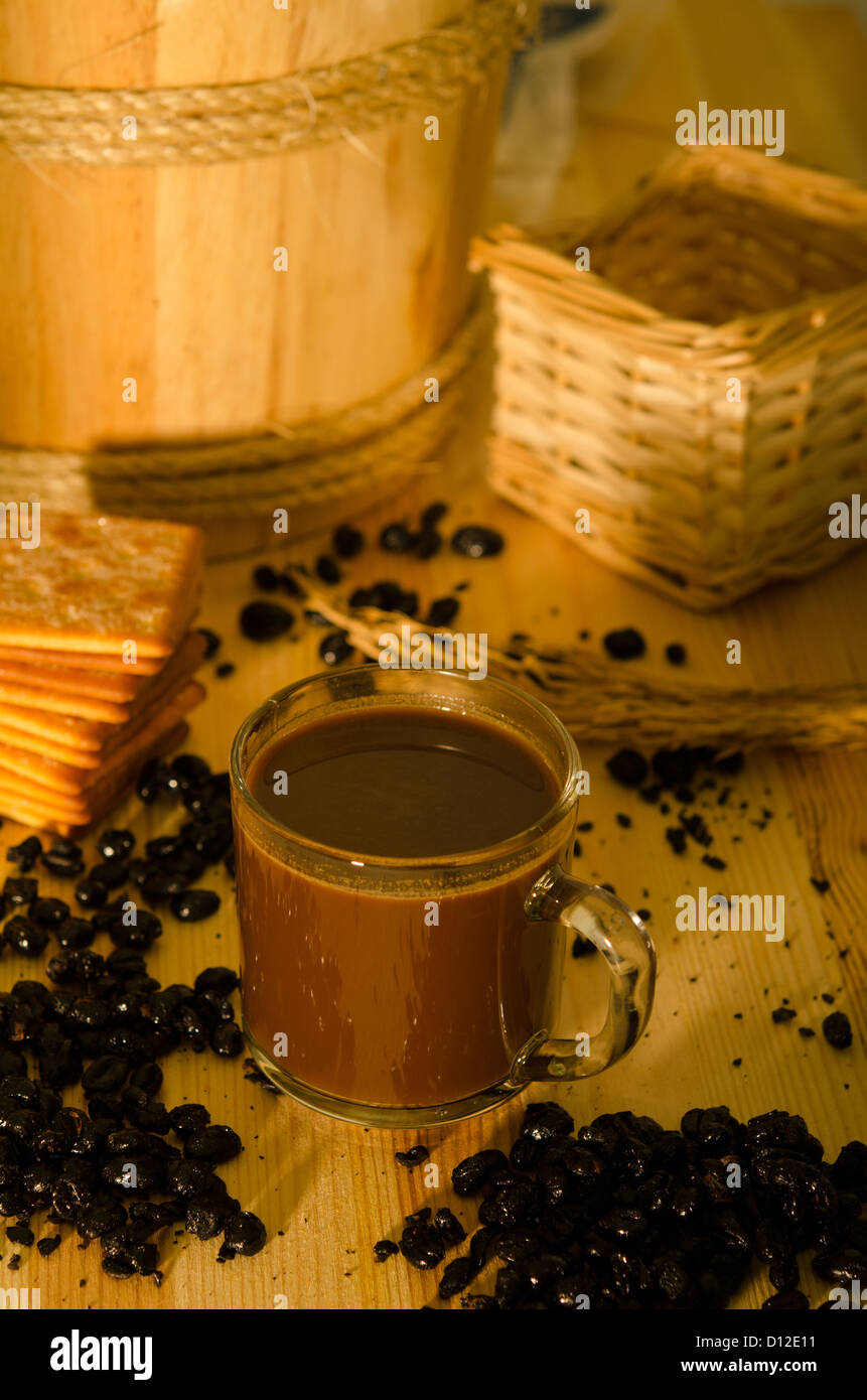 kopitiam style malaysian traditional coffee Stock Photo - Alamy