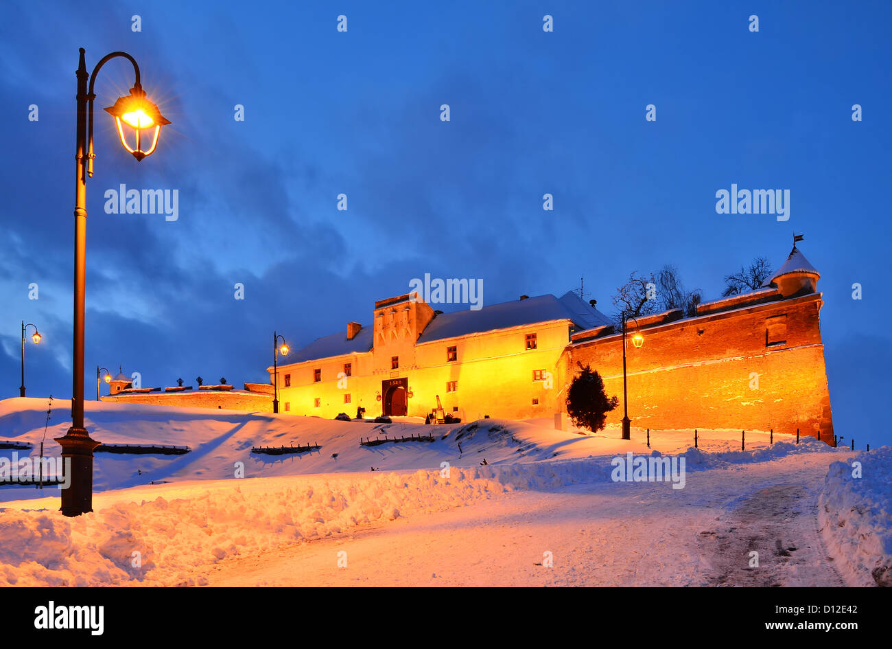 Walled medieval citadel hi-res stock photography and images - Alamy