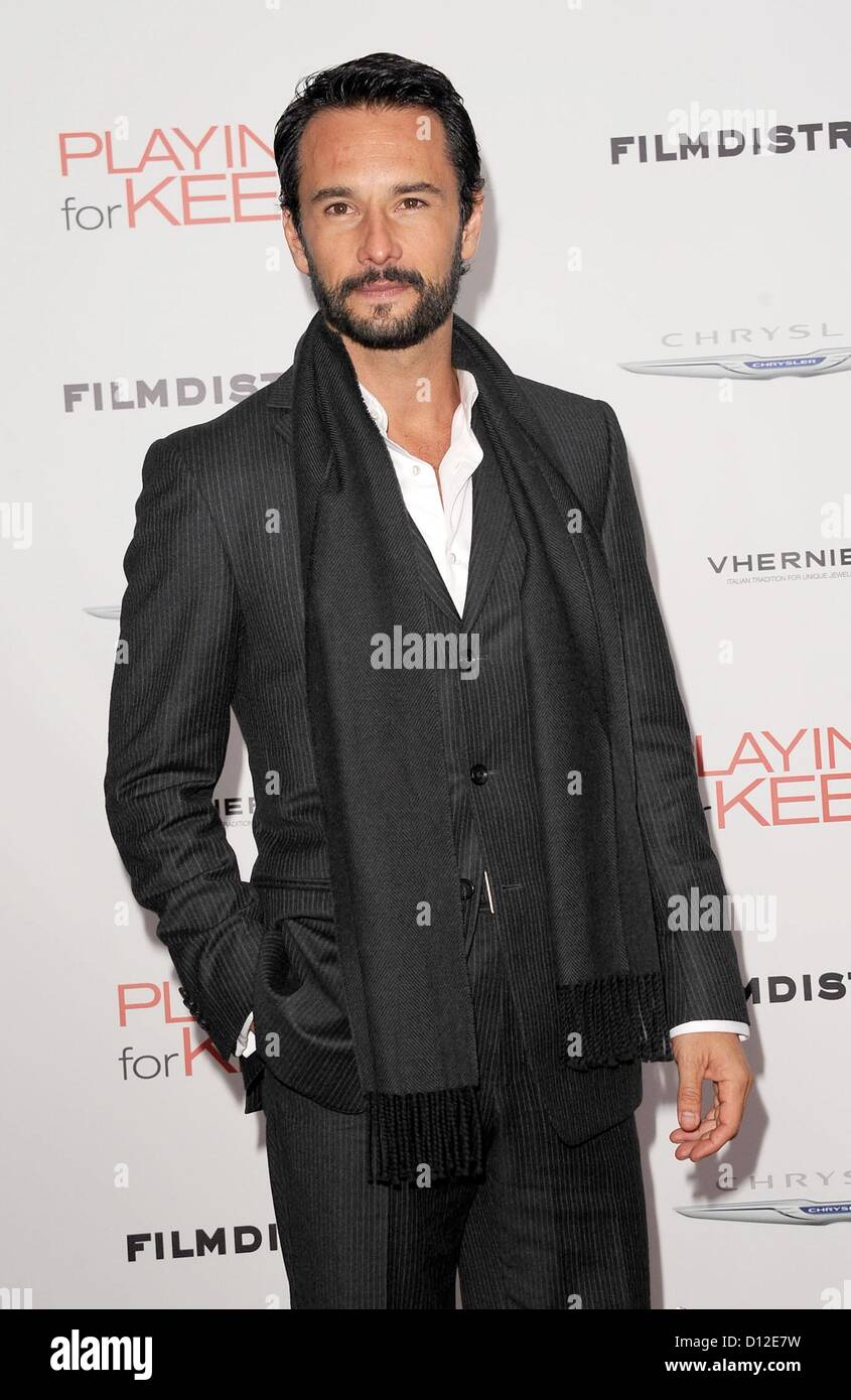 New York, USA. Rodrigo Santoro at arrivals for PLAYING FOR KEEPS ...
