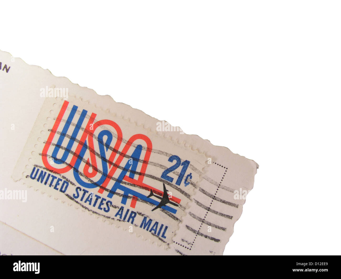 United States Air Mail isolated on white Stock Photo - Alamy United States Air Mail isolated on white Stock Photo - Alamy
